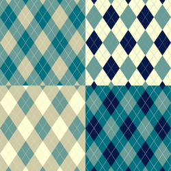 Seamless argyle pattern Royalty Free Vector Image