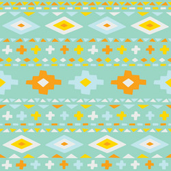 Seamless pattern with cute flags Royalty Free Vector Image