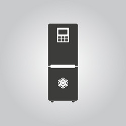 Icebox icon fridge and refrigerator symbol Vector Image