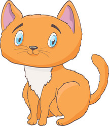 Cartoon cat Royalty Free Vector Image - VectorStock