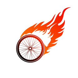 Burning Wheel Vector Images (over 2,700)