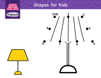 Dot to game for kids connect the dots Royalty Free Vector