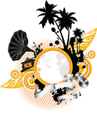 Music vintage background Royalty Free Vector Image