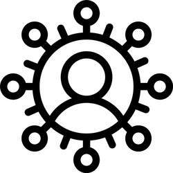 User connections Royalty Free Vector Image - VectorStock