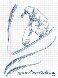 Snowboard Doodle Vector Images (over 950)