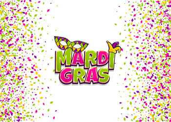 Mardi gras party elements Royalty Free Vector Image