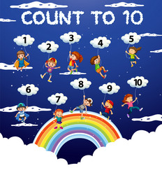 Numbers 1 10 Vector Images (over 3,300)