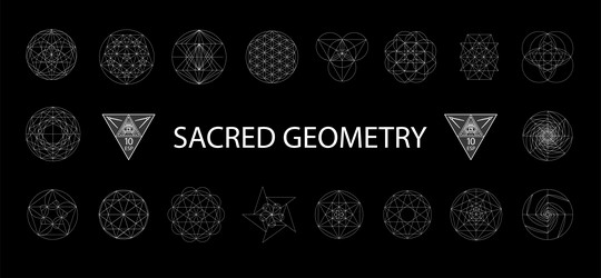 Hexagon Sacred Geometry Vector Images (over 2,000)