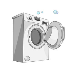 Washing machine Royalty Free Vector Image - VectorStock