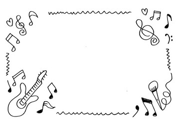 Musical Notes Border Clip Art Free