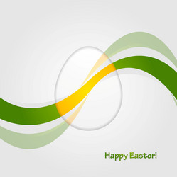 Abstract easter background with bright waves Vector Image