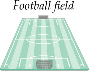 Cartoon Football Field Side View