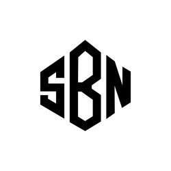 Sbn logo letter letter logo design Royalty Free Vector Image