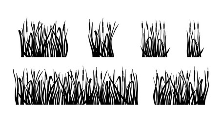 Grass Marsh Silhouette Vector Images (over 310)