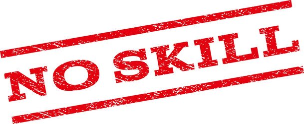 Skill watermark stamp Royalty Free Vector Image