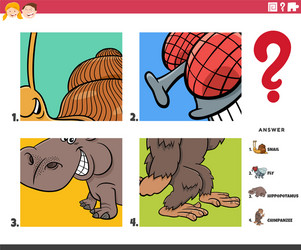 Educational game cartoon Royalty Free Vector Image