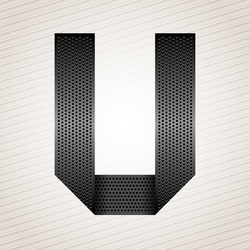 Vintage bookmark ribbon on gray background Vector Image