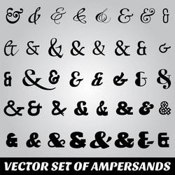 Ampersands Ampersand Script Vector Images (over 850)