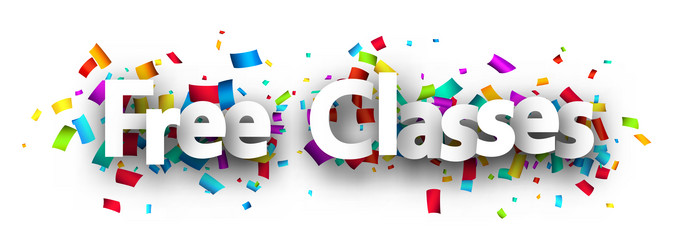 Home schooling header over colorful cut out Vector Image
