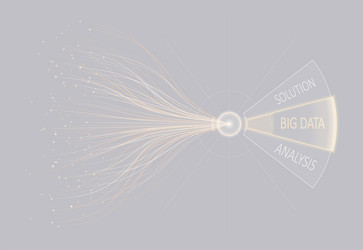 Big data code representation Royalty Free Vector Image