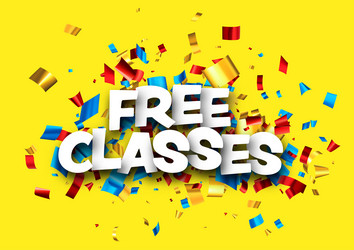 Wednesday word over colorful cut out ribbon Vector Image