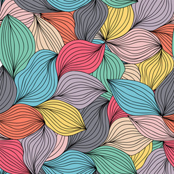 Seamless hand-drawn abstract pattern endless Vector Image