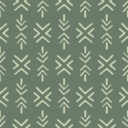 Green mexican pattern Royalty Free Vector Image
