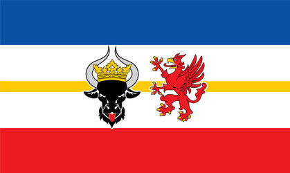 Coat of arms of rostock in mecklenburg-vorpommern Vector Image