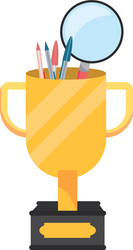 School study element cartoon Royalty Free Vector Image