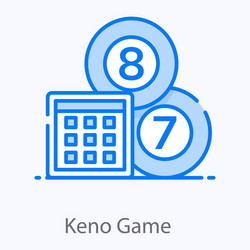 Keno game Royalty Free Vector Image - VectorStock