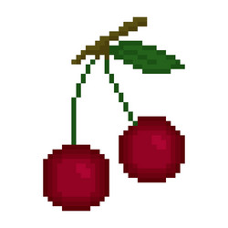 Cherry Pixel Icon Vector Images (over 440)