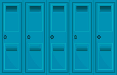 Red school lockers Royalty Free Vector Image - VectorStock