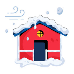 Snow storm Royalty Free Vector Image - VectorStock