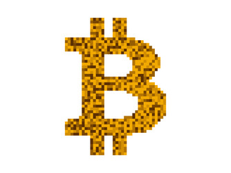 Bitcoin Pixel Art Vector Images (over 160)