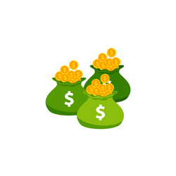 Earn money logo icon design saving symbol Vector Image