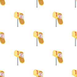 Hooked e-mail icon in cartoon style isolated Vector Image