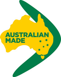 Australian made logos Royalty Free Vector Image