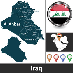 Basra Map Iraq Vector Images (26)