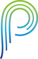 Letter p symbol Royalty Free Vector Image - VectorStock