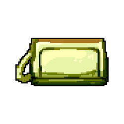 Yellow highlighter game pixel art Royalty Free Vector Image