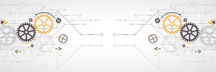 Hi-tech digital technology and engineering theme Vector Image