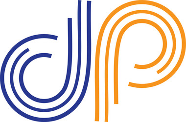 Letter p symbol design Royalty Free Vector Image