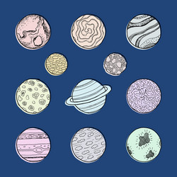 Neptune Doodle Planet Vector Images (over 230)