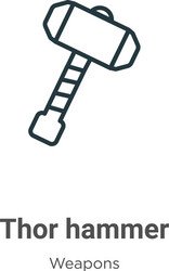 Thor Hammer Tattoo Vector Images (64)