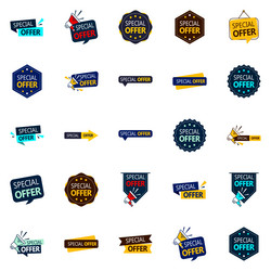 Special offer pack 25 unique designs Royalty Free Vector