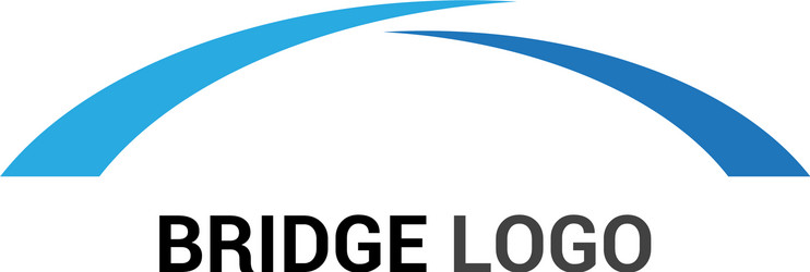 Bridge logo and symbol template building Vector Image
