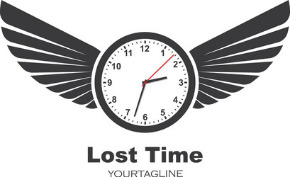 Clock with Wings Vector Images (over 1,100)