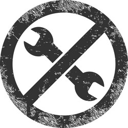 Avoid repair icon rotation abstract flower Vector Image