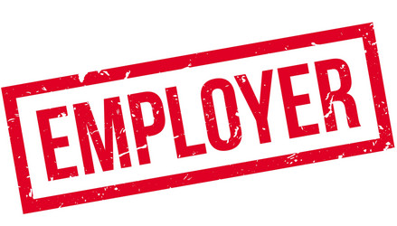 Employer rubber stamp Royalty Free Vector Image