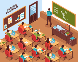 Classroom Isometric Vector Images (over 3,700)
